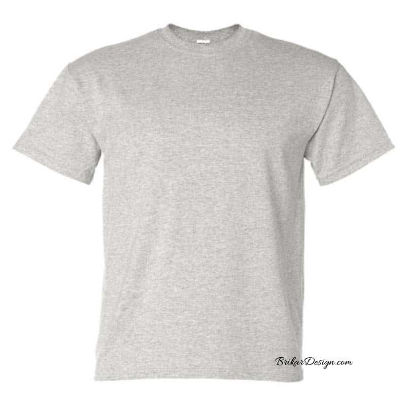 T-shirt homme unisexe couleur Ash Grey personnalisé | BrikarDesign ...